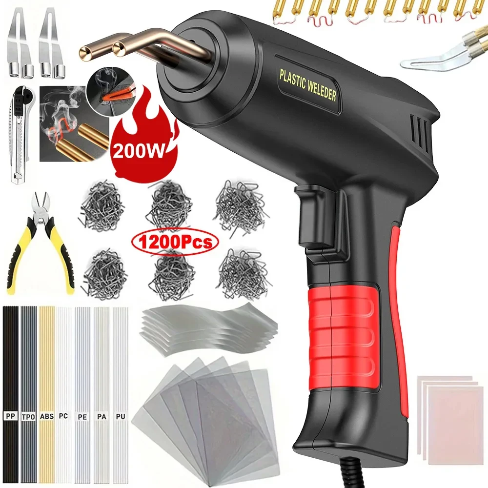 Upgraded 2 in 1 Plastic Welding Machine Kit Hot Stapler Gun Plastic ...