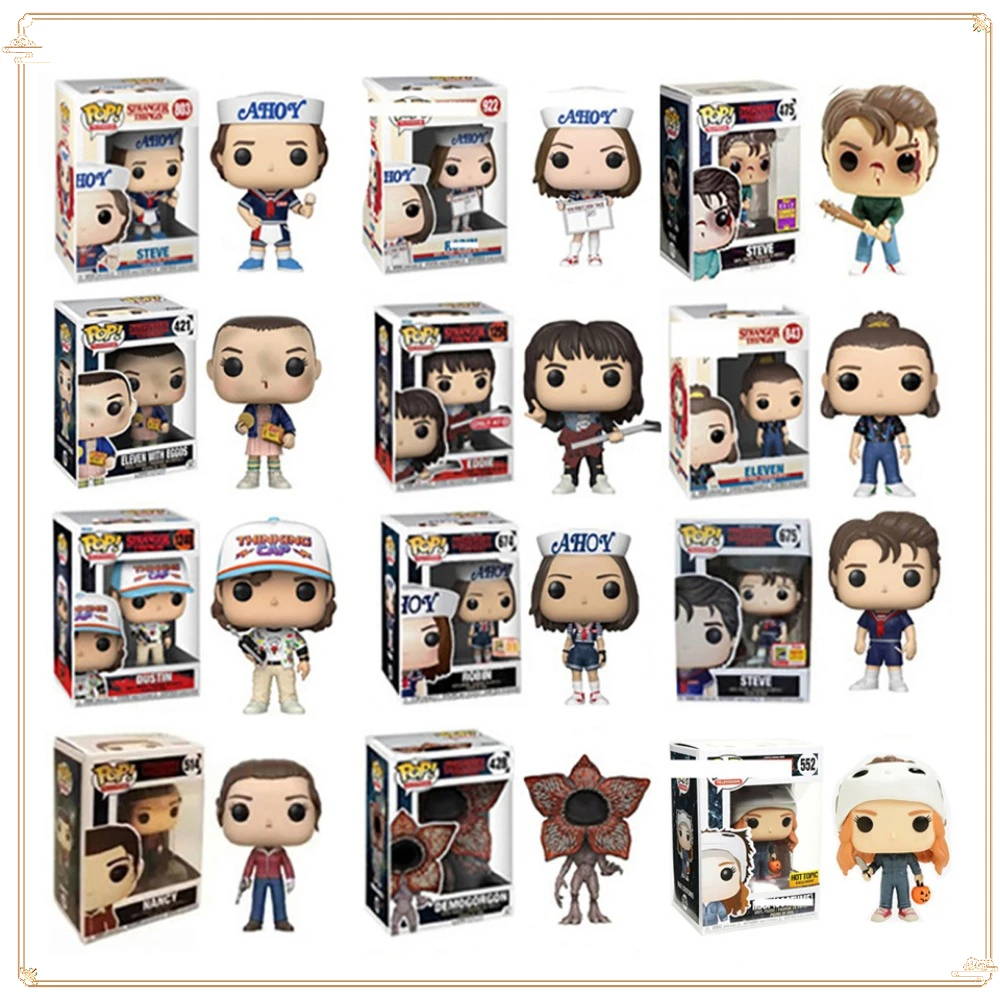 FUNKO-POP-Toy-Figures-Popular-Stranger-Things-Characters-Action-Toys ...