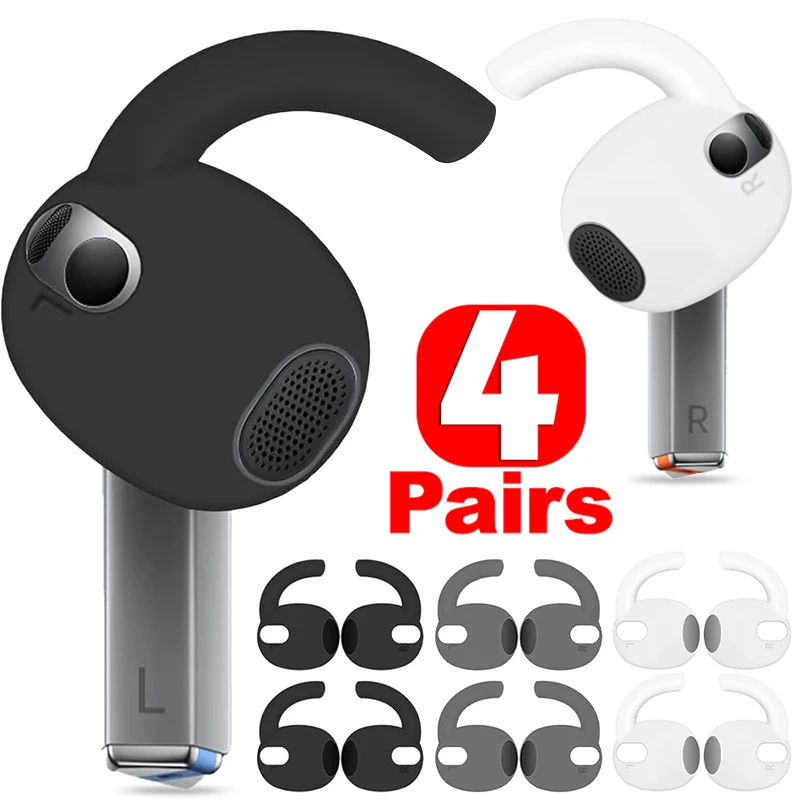 For Samsung Galaxy Buds 3 Silicone Eartip Sport Earhook Anti-Slip ...