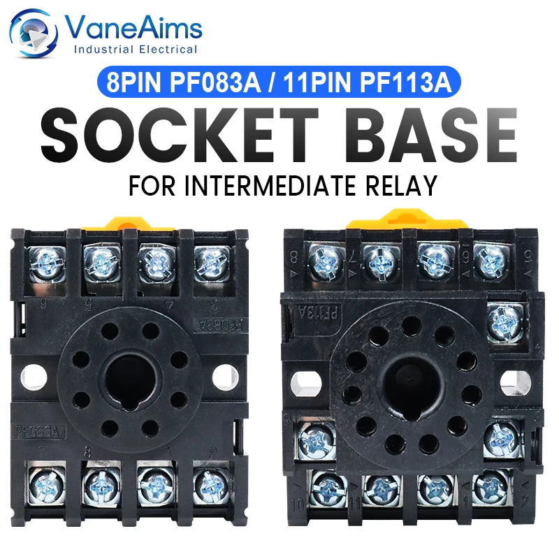 Relay-Socket-Base-PF083A-8pins-PF113A-11pins-for-DH48S-DH48J-H3CR-A8 ...