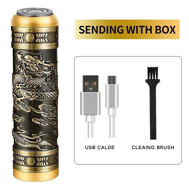 Dragon-Head-Shaver-For-Men-Mini-Razor-Portable-Shaver-USB-Charging ...