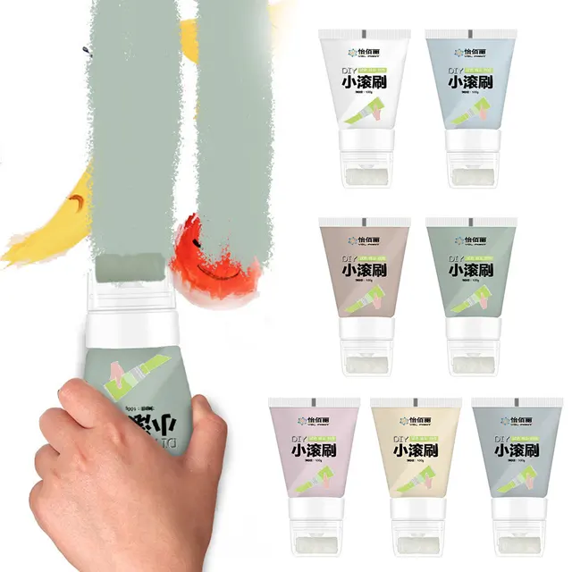 Falfesték Kis Gördülő Kefe Graffiti Burkolat Javítás Festék Fal ...