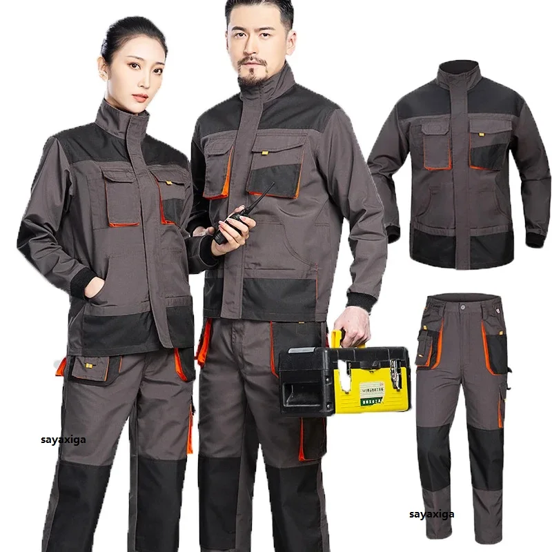 Work-Clothing-Men-Jacket-Pants-Suit-Wear-resistant-Factory-Labor ...
