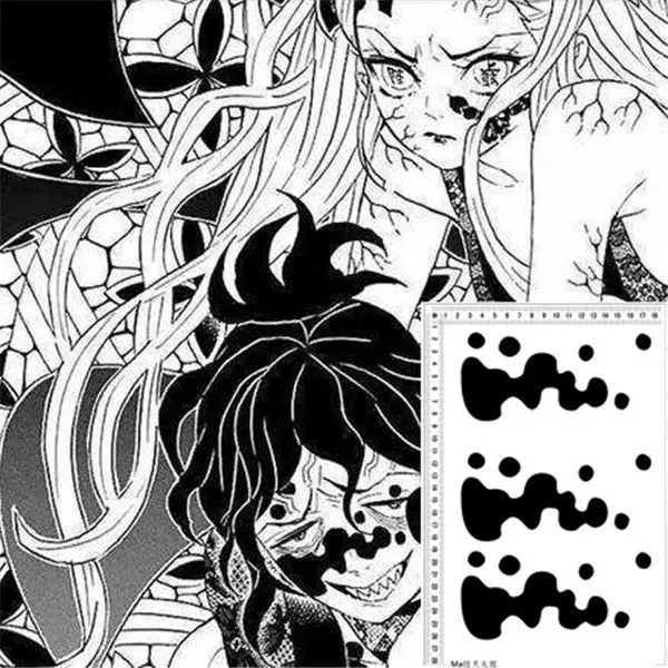 Demon-Slayer-Cosplay-Tattoo-Kimetsu-No-Yaiba-Giyuutarou-Kanroji-Mitsuri ...