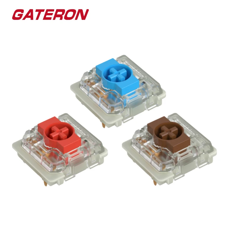 Gateron-Low-Profile-Switch-For-Mechanical-Keyboard-KS-27-Red-Blue-Brown ...