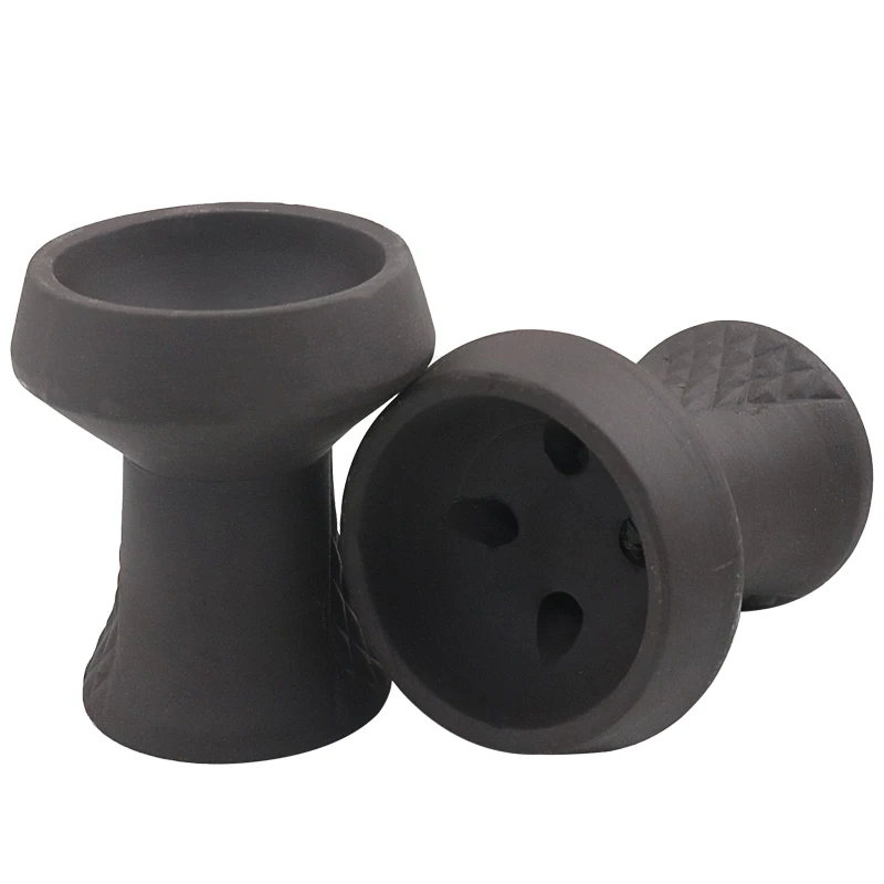 Black-Clay-Ceramic-Hookah-Bowl-Shisha-Tobacco-Holder-High-Quality-Heat ...