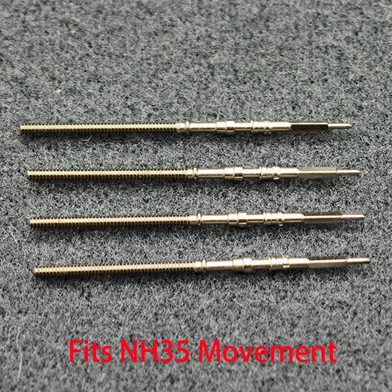 2PCS/4PCS Stainless Steel Crown Movement Crown Stem Fits NH35 NH36 NH38 ...