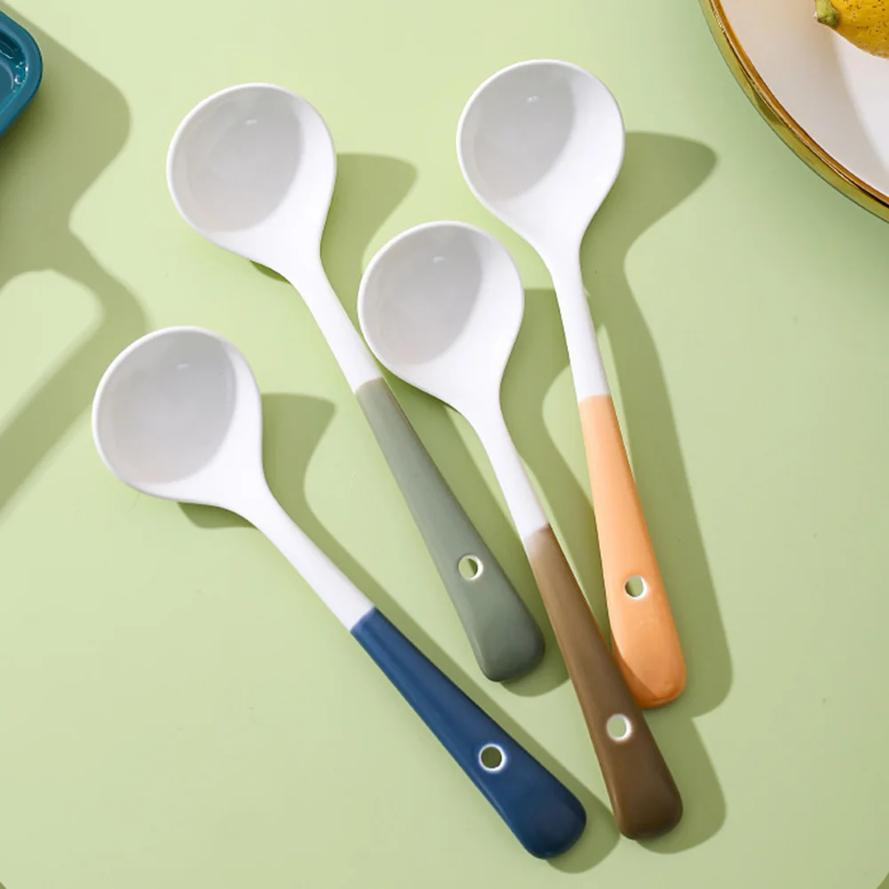 1Pcs-Ceramic-Soup-Spoon-Tableware-Eating-Spoon-Restaurant-Household ...