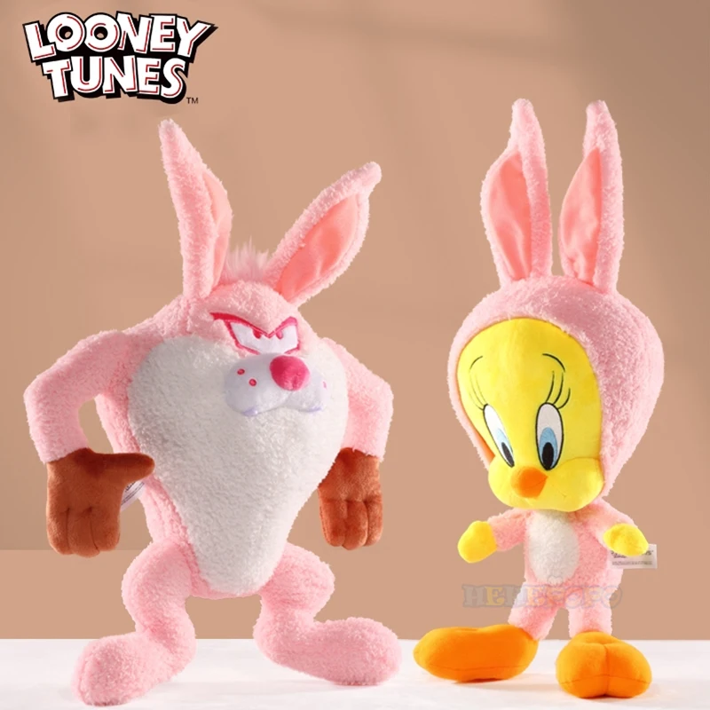 Looney-Tunes-Pink-Tweety-Bird-Tasmanian-Devil-Cosplay-Bunny-Stuffed ...