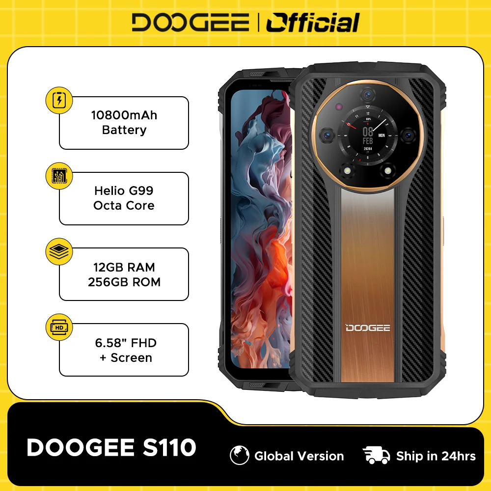 Global-Version-DOOGEE-S110-Rugged-Phone-12GB-256GB-Rear-Display-6-58 ...