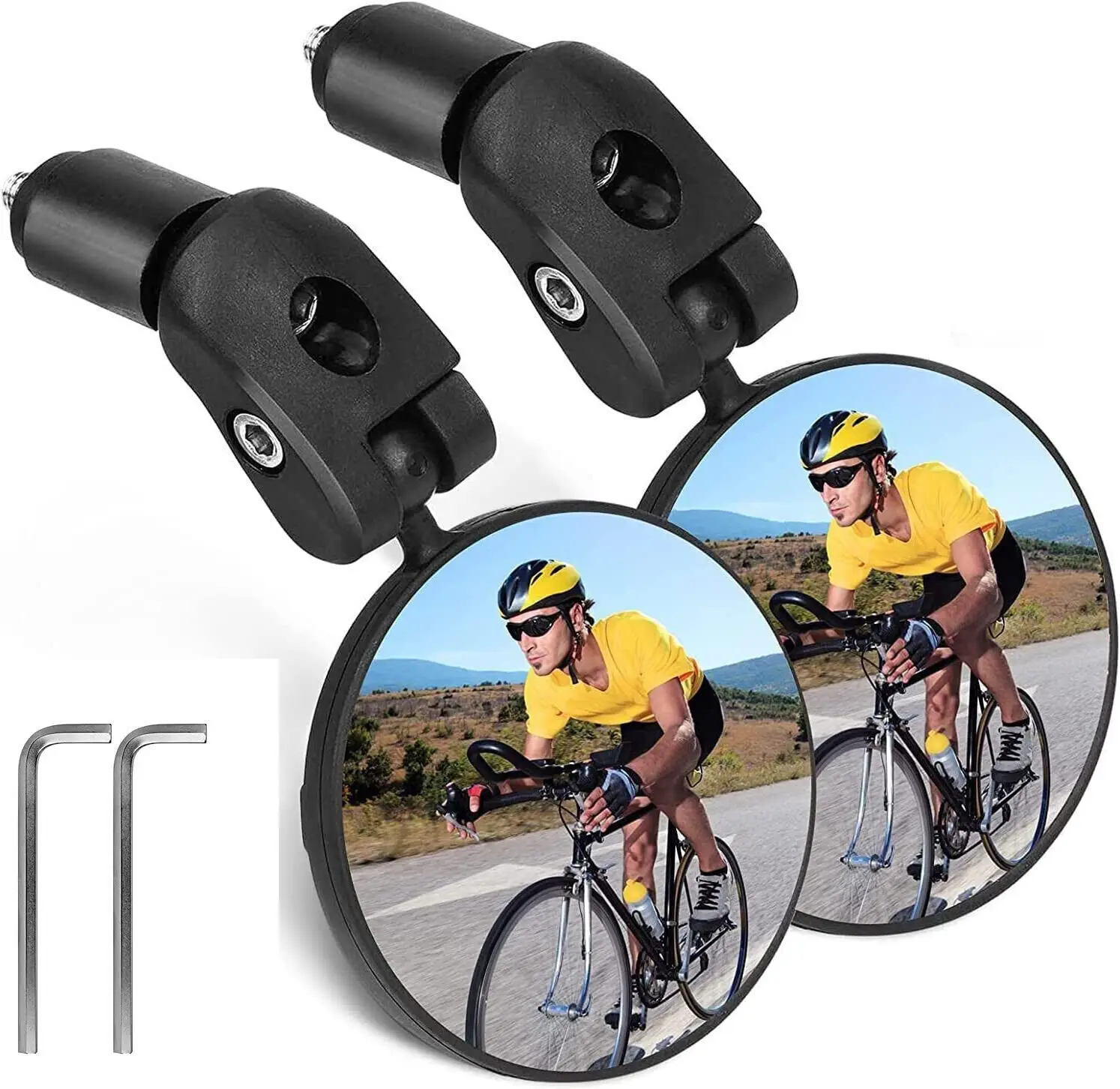 2Pcs-Bicycle-Rear-View-Mirror-EBike-Mirror-Bicycle-Handlebar-E-bike-Set ...