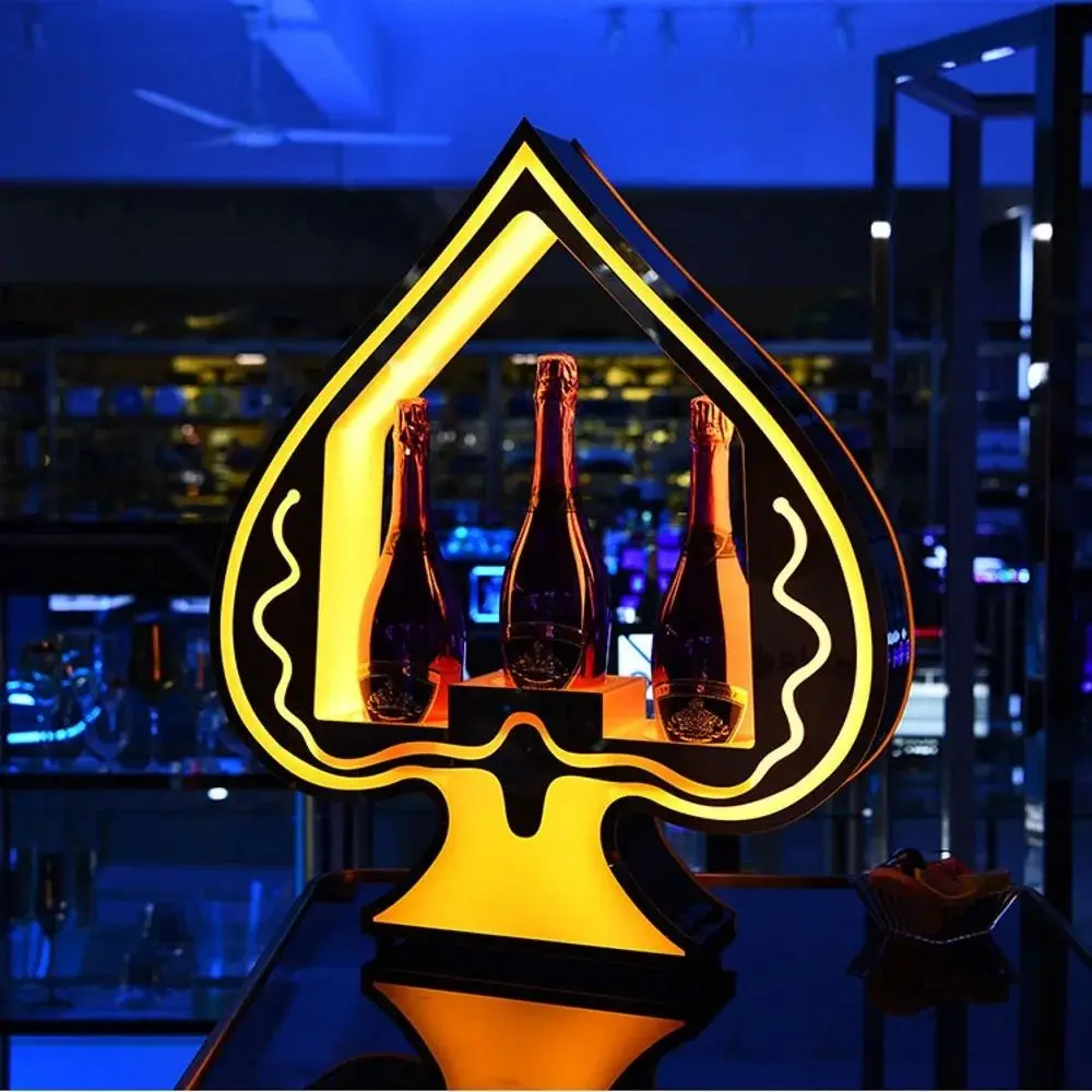 NightClub-Party-Lounge-Home-Bar-3-Bottles-Ace-of-Spade-Champagne-Led ...