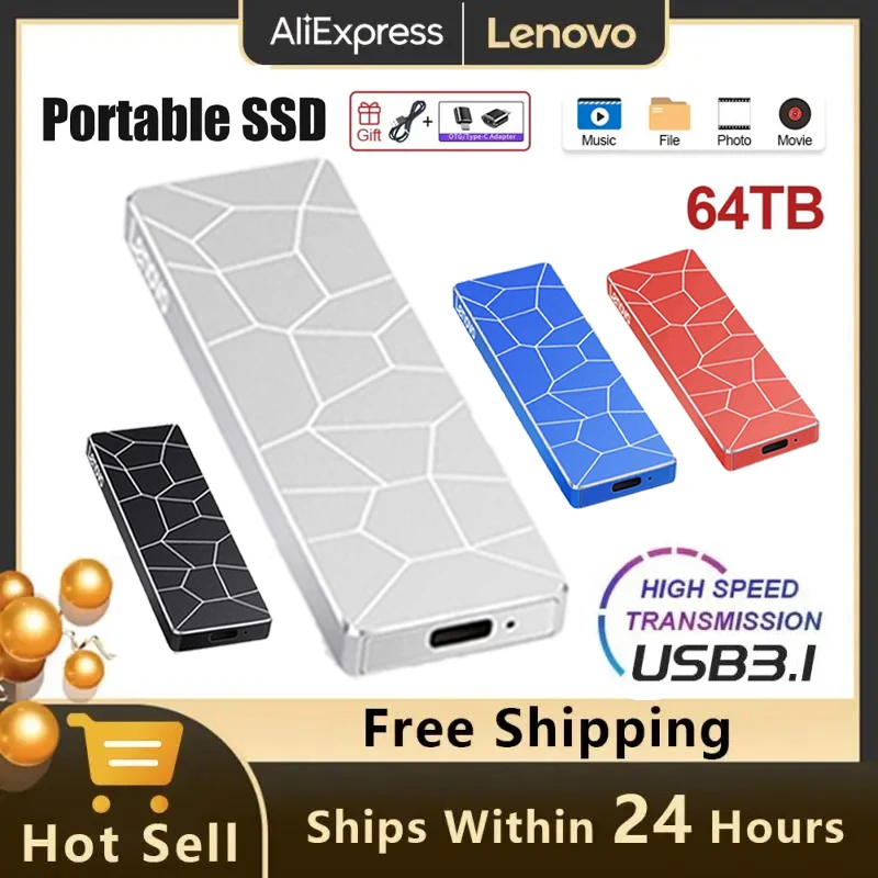 Lenovo-32TB-SSD-Hard-Disk-Drive-64TB-16TB-8TB-4TB-12TB-Solid-State ...