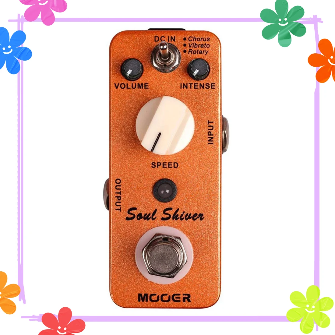 MOOER-Soul-Shiver-Guitarra-Effect-Pedal-Modulation-Chorus-Vibrato ...