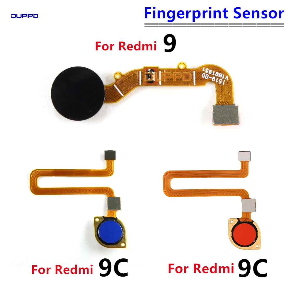 Fingerprint-For-Xiaomi-Redmi-9-9C-Home-Button-Fingerprint-Menu-Return ...