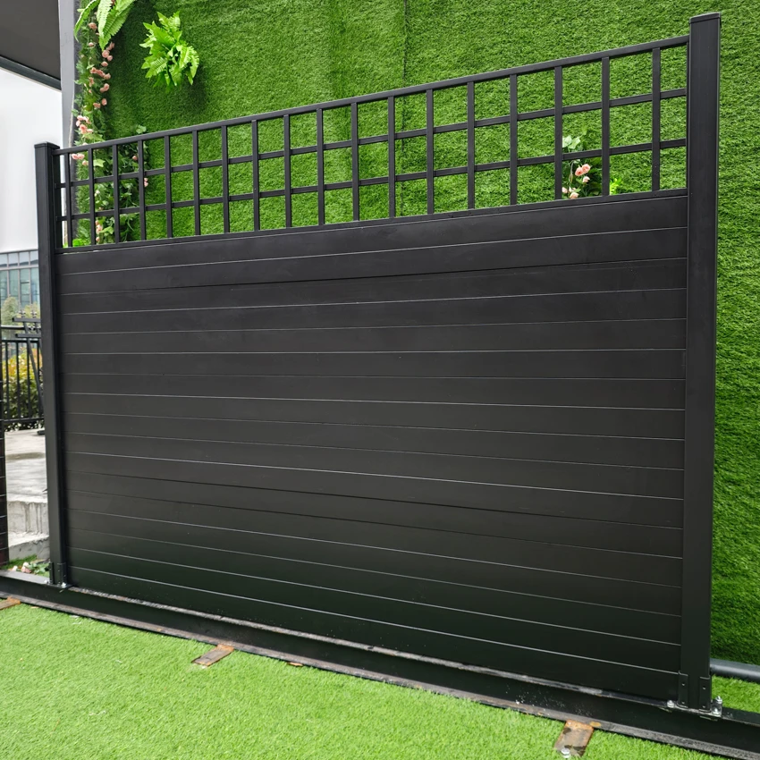 Valla Galvanizada Negra