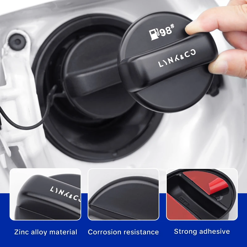 Car Fuel Tank Cap protective shell Universal Fuel Lid Trim Auto ...