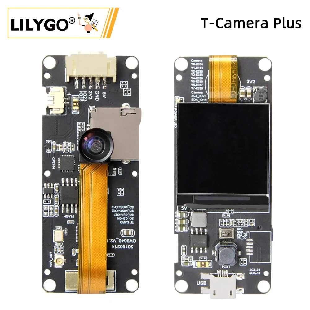 LILYGO-TTGO-T-Camera-Plus-ESP32-CAM-Development-Board-8MB-SPRAM-Camera ...