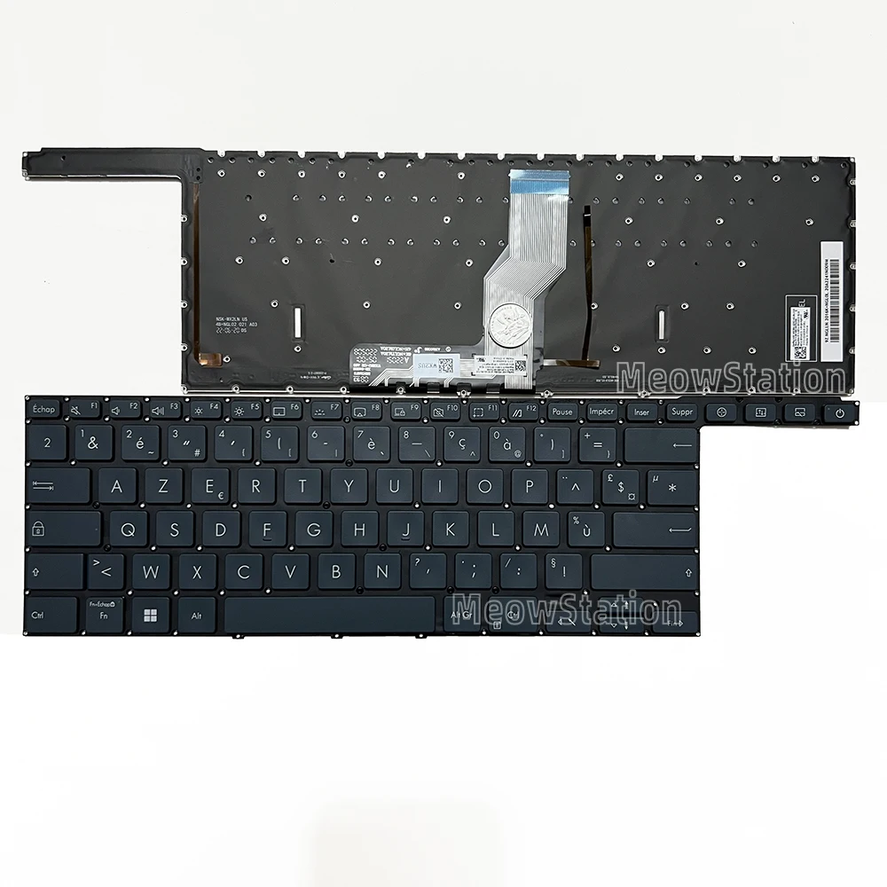 French/US/Latin Backlit Keyboard For ASUS Zenbook Pro Duo UX582H ...