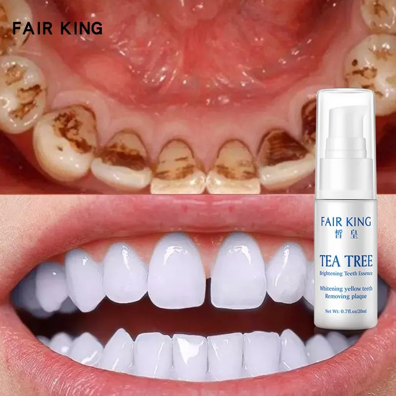 Tea Tree Teeth Whitening Essence Powder Oral Hygiene Cleaning Serum ...