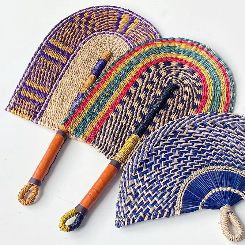 Seaweed-Weaving-Fan-Nordic-Hand-Woven-Decoration-Wall-Hanging-of ...