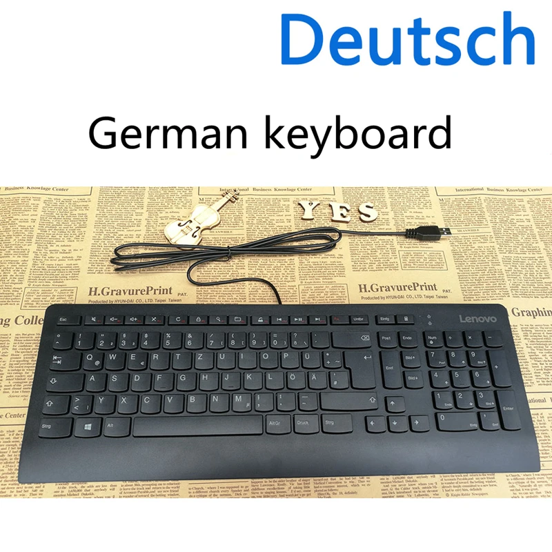1-Piece-Original-German-Layout-Keyboard-Usb-Interface-Wired-Keyboards ...