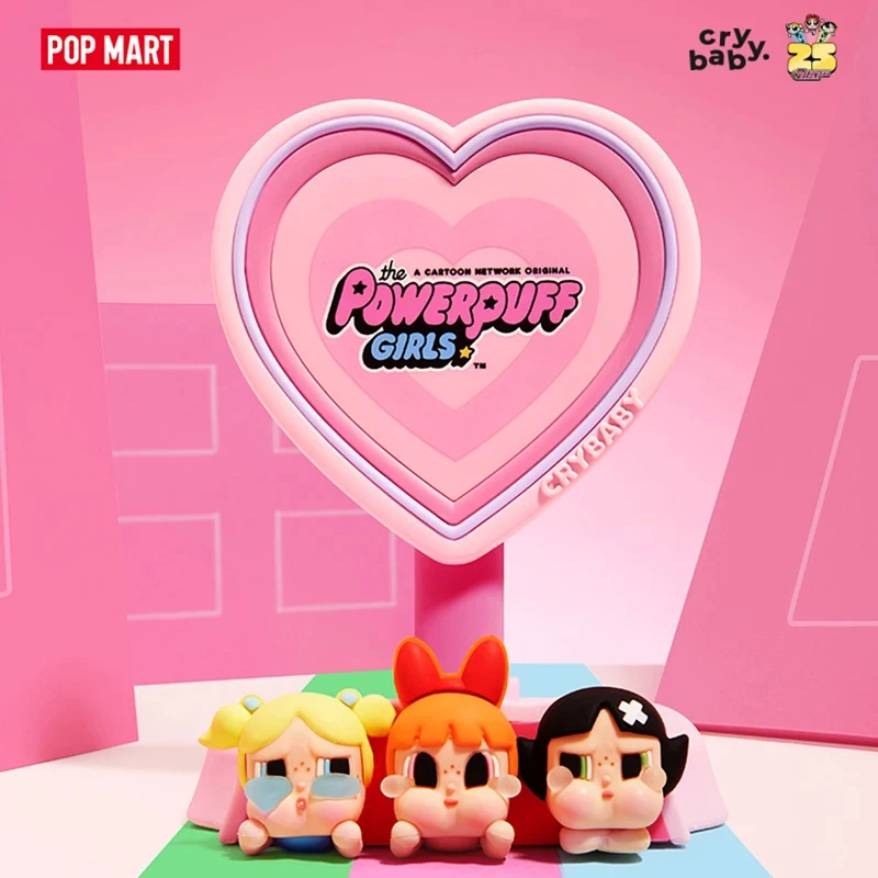 POP-MART-soporte-para-tel-fono-m-vil-CRYBABY-X-The-Powerpuff-Girls ...