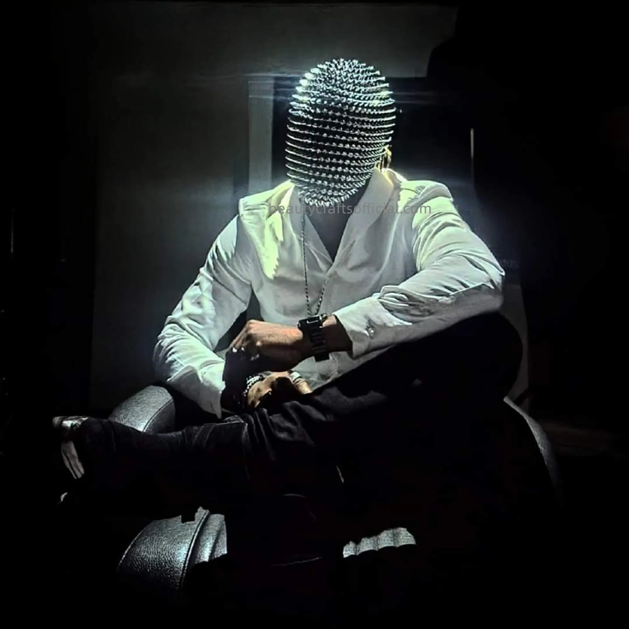 Kanye West Diamond Mask