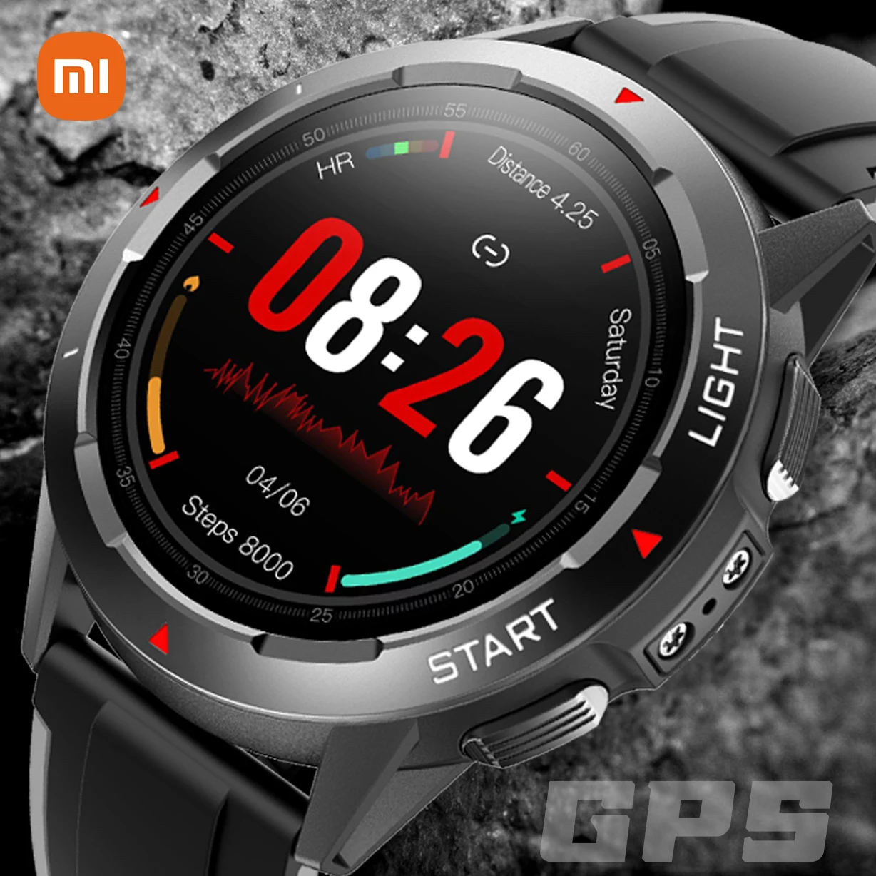 Xiaomi reloj inteligente NY28 con GPS para hombre y mujer, pulsera con Pantalla AMOLED ...
