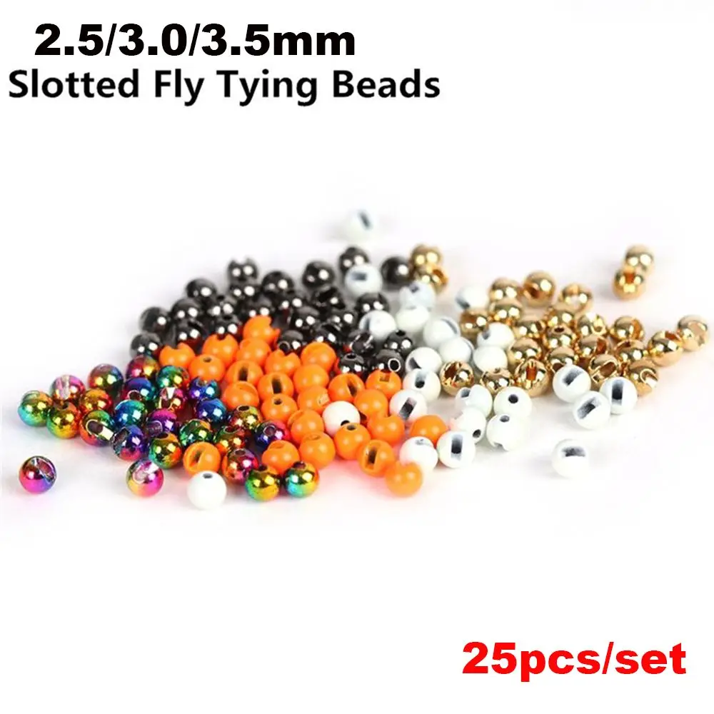 25Pcs-lot-Nice-Designed-Slotted-Tungsten-Beads-Fly-Tying-Beads-Tungsten ...