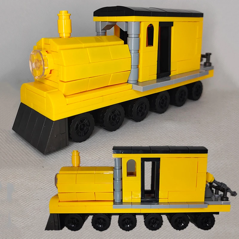 Choo-Choo Charles Yellow Train Building Blocks Jogo de terror Monster Vehicle Bricks Brinquedos ...
