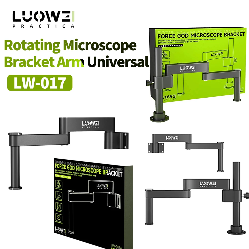 LUOWEI-LW-017-para-microscopio-giratorio-Universal-brazo-de-soporte-plegable-de-360-adecuado ...