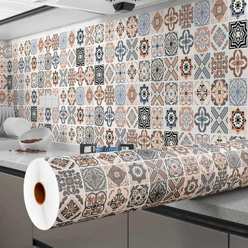 Pegatina de Pvc Extra gruesa a prueba de aceite, papel tapiz ...