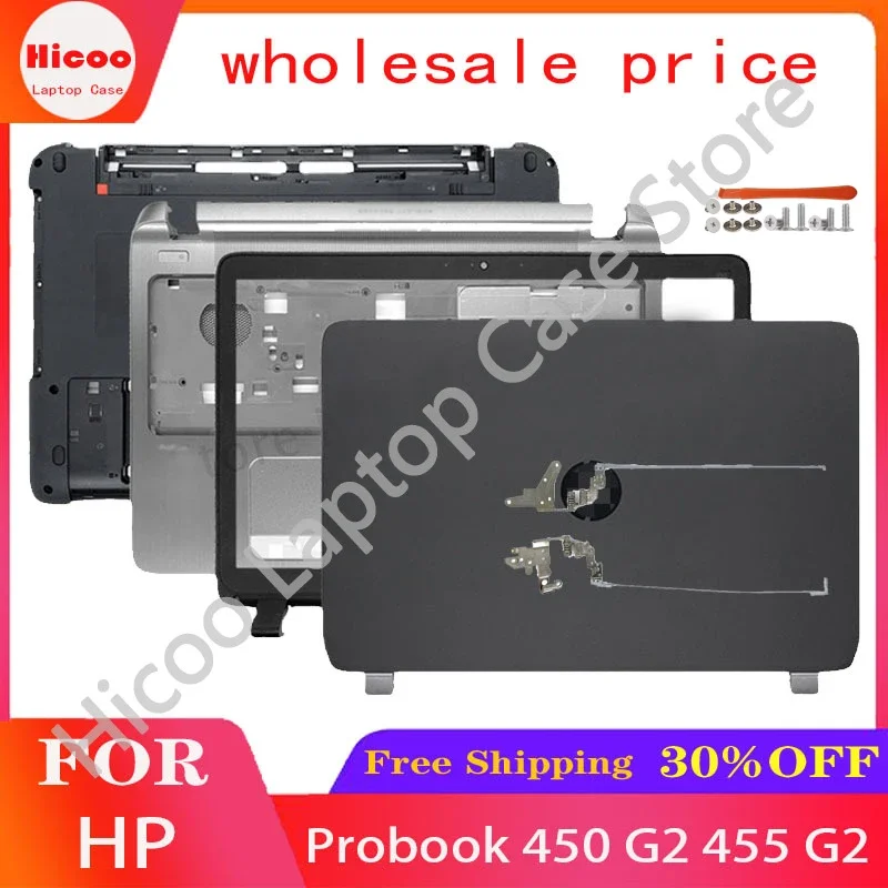 NEW-Laptop-LCD-Back-Cover-For-HP-Probook-450-G2-455-G2-Front-Bezel ...