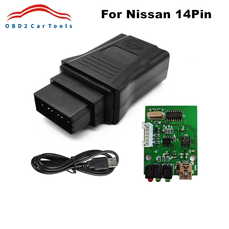 Newest-For-Nissan-Consult-Interface-14Pin-USB-Car-Diagnostic-OBD-Fault-Code-Cable-Tool-For ...
