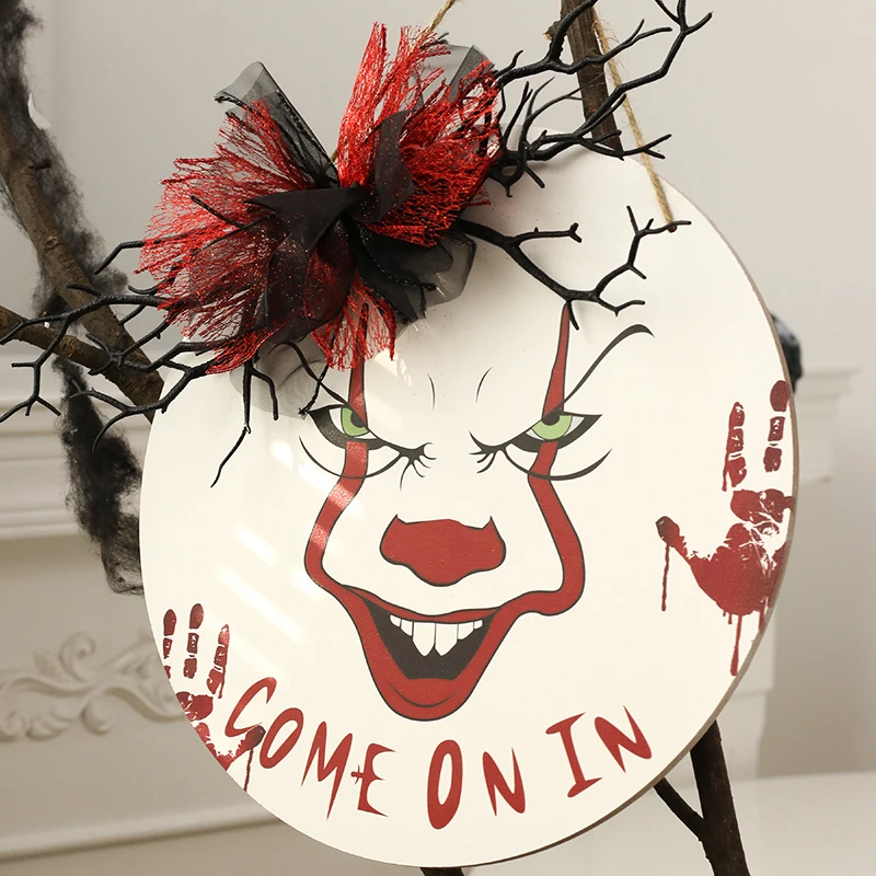 Scary Clown Stencil