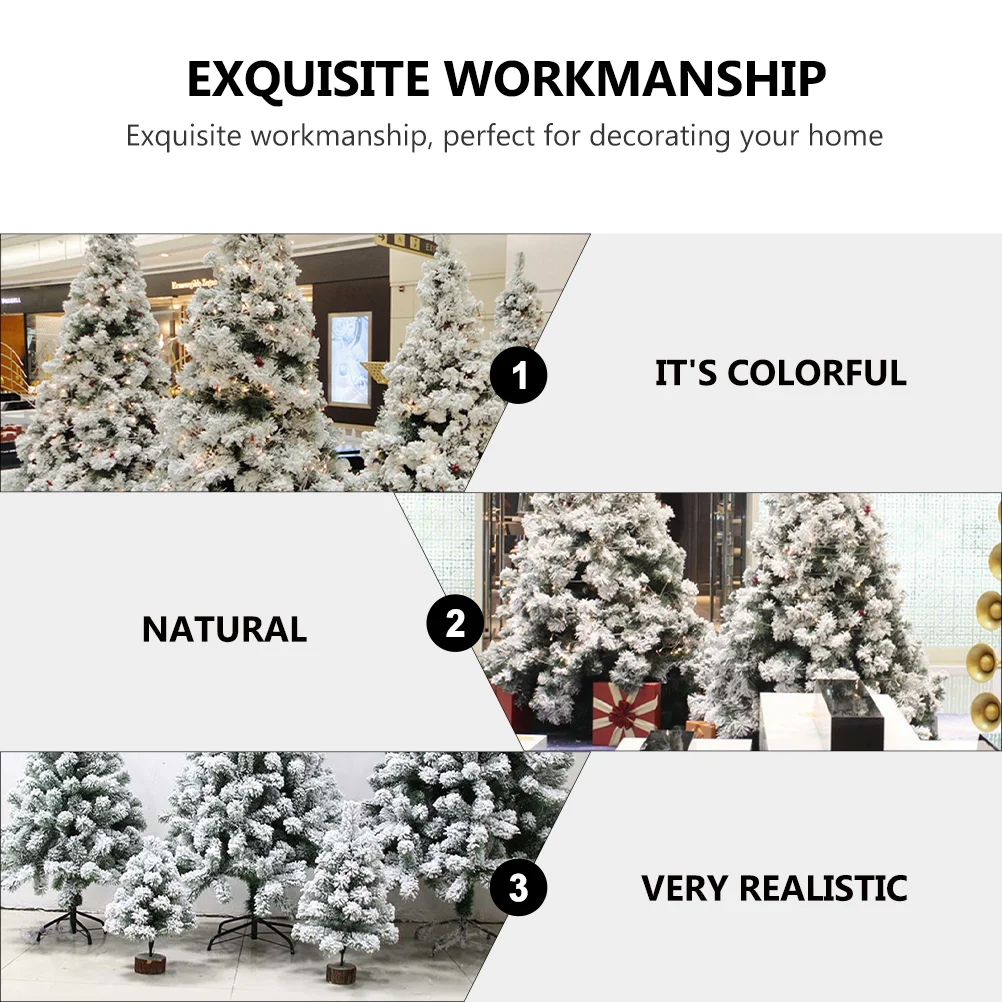Props-Artificial-Christmas-Tree-Flocking-Snow-Christmas-Tree-For-Home ...