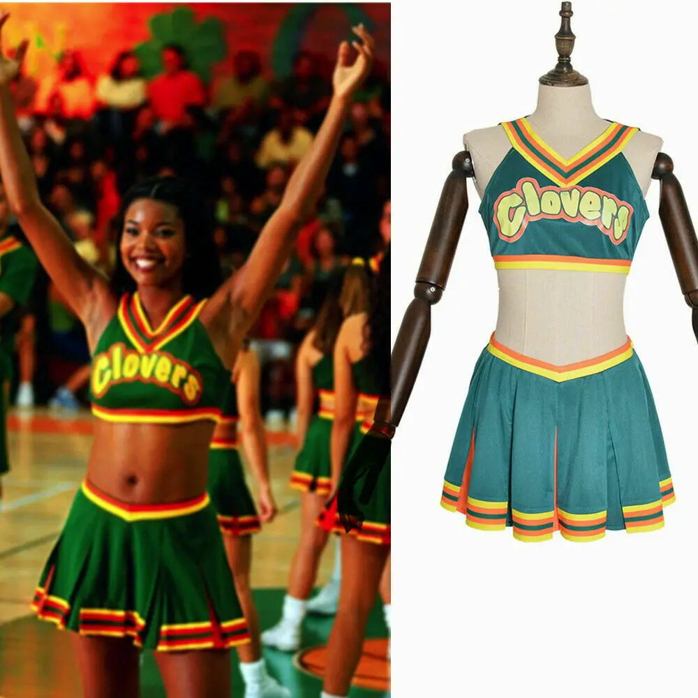 Bring It On costume Clovers Green Cheerleader Clovers uniform Cosplay ...