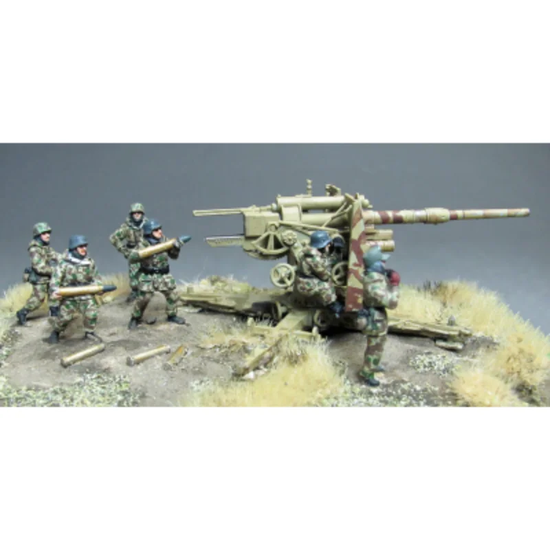 1/72 Scale Resin Figure Model Kit Wwii Military German 8.8cm Flak 36 ...