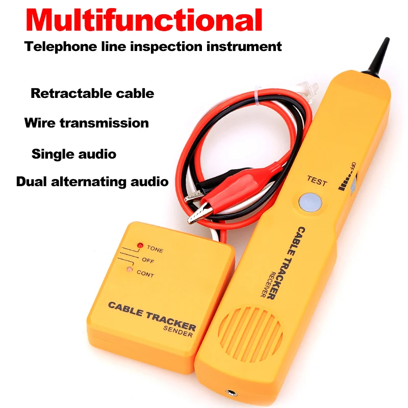Portable Handheld Cable Tracker Tester Fiber Optic Network Tester ...