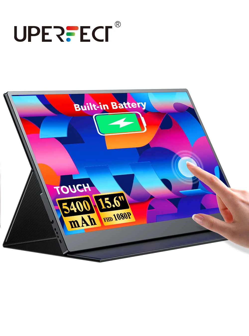 UPERFECT-15-6-Battery-Powered-Monitor-mini-HDMI-USB-C-Built-in-5400mAh ...