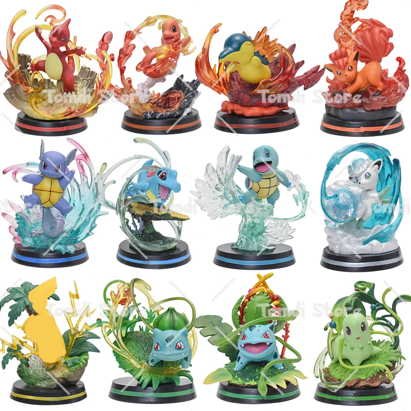 Pokemon Pvc Action Figure Squirtle Charmander Bulbasaur Charmeleon ...