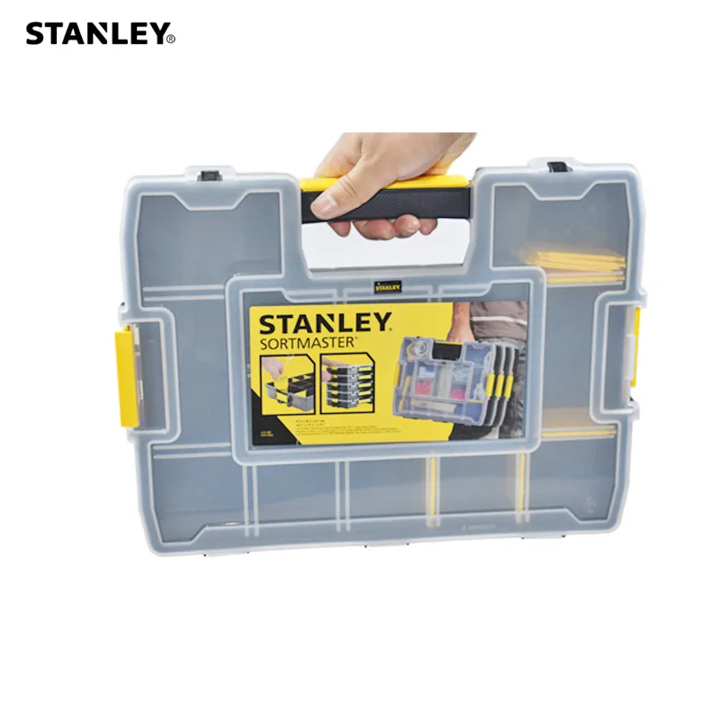Stanley-Removable-Dividers-Plastic-Tool-Case-Organizer-Box-Small-Parts ...