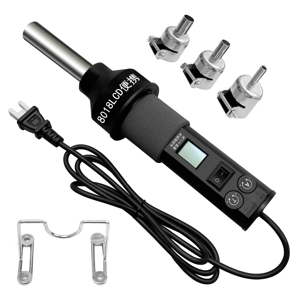 220V LCD digital Heat gun Hot Air Gun Desoldering Soldering solder ...