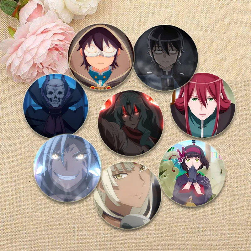 Anime Tsukimichi Moonlit Fantasy Button Pins Cartoon Badge Round DIY ...