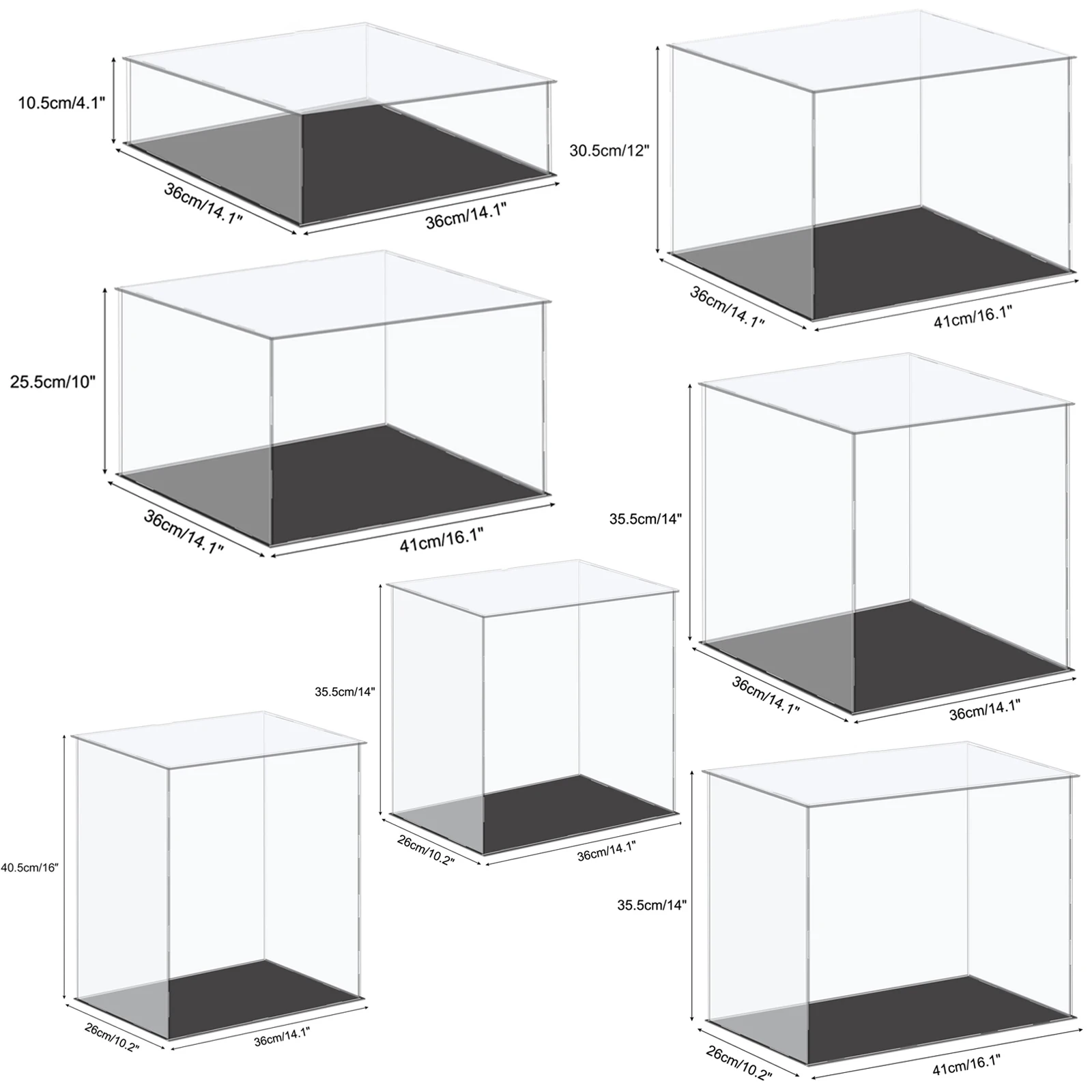 Large-Acrylic-Display-Case-for-Figures-Clear-Display-Box-Cabinet ...