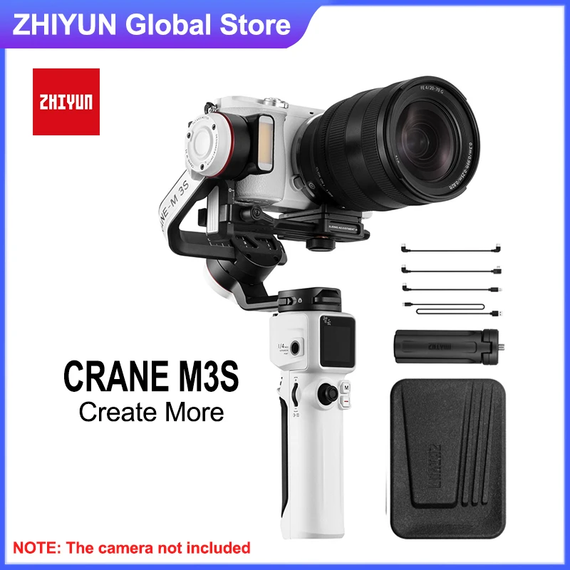 ZHIYUN Crane M3S Crane M3 S 3-axis Handheld Camera Gimbal Stabilizer Bluetooth Shutter Control ...