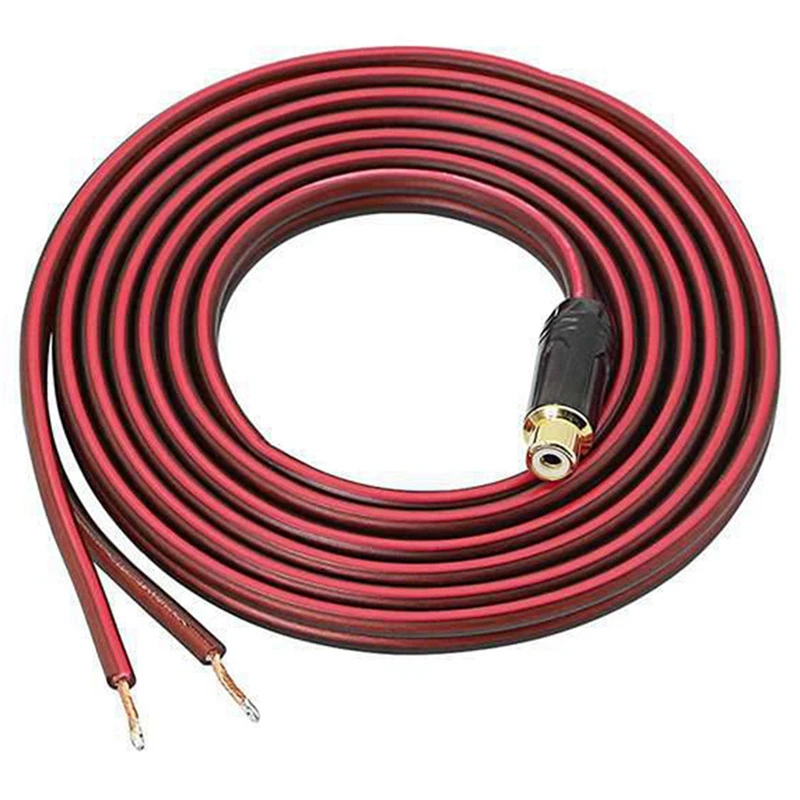 RCA Speaker Cable Bare Wire Speaker Wire to RCA Plug, Replace RCA Plug ...