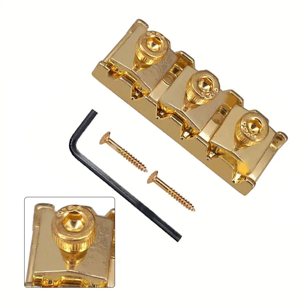 4-Pieces-Metal-Gold-High-Quality-Electric-Guitar-String-Locking-Nut ...