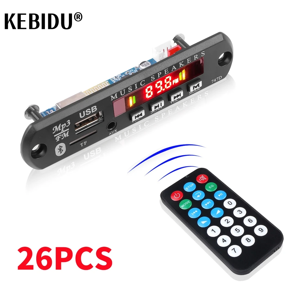 Bluetooth-5-0-Placa-decodificadora-de-MP3-WMA-WAV-APE-DC-12V-Handsfree ...
